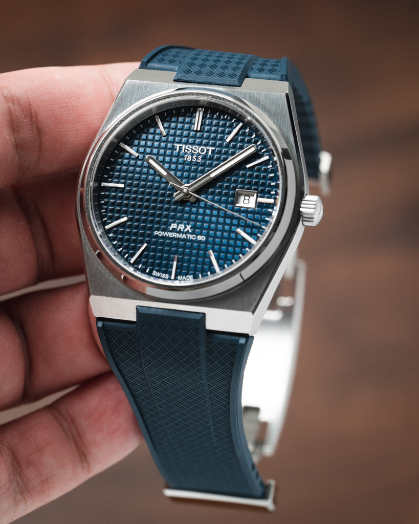 Navy Tissot PRX CTS Rubber Strap – Swiss Emporium