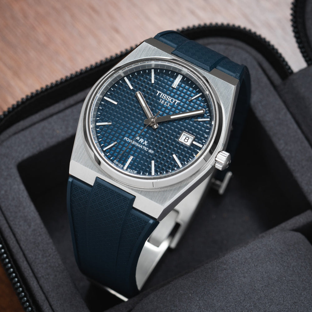 Navy Tissot PRX CTS Rubber Strap – Swiss Emporium