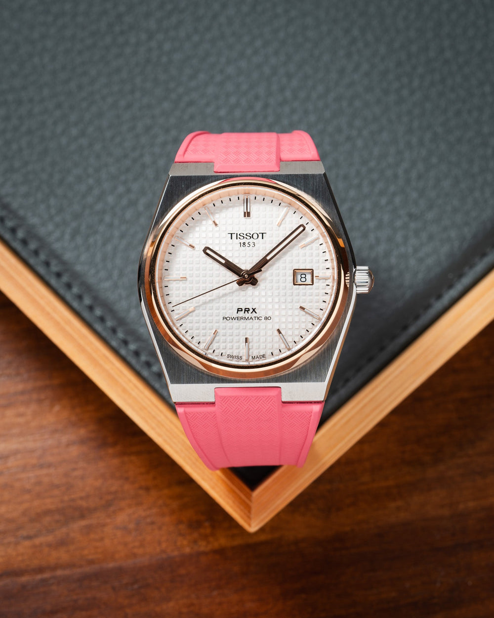 Pink Tissot PRX CTS Rubber Strap – Swiss Emporium
