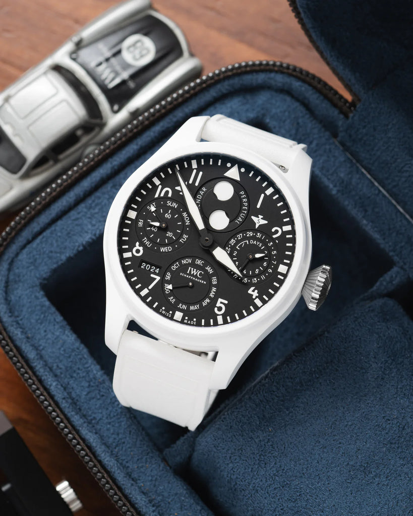 White Pilot Rubber CTS Strap – Swiss Emporium