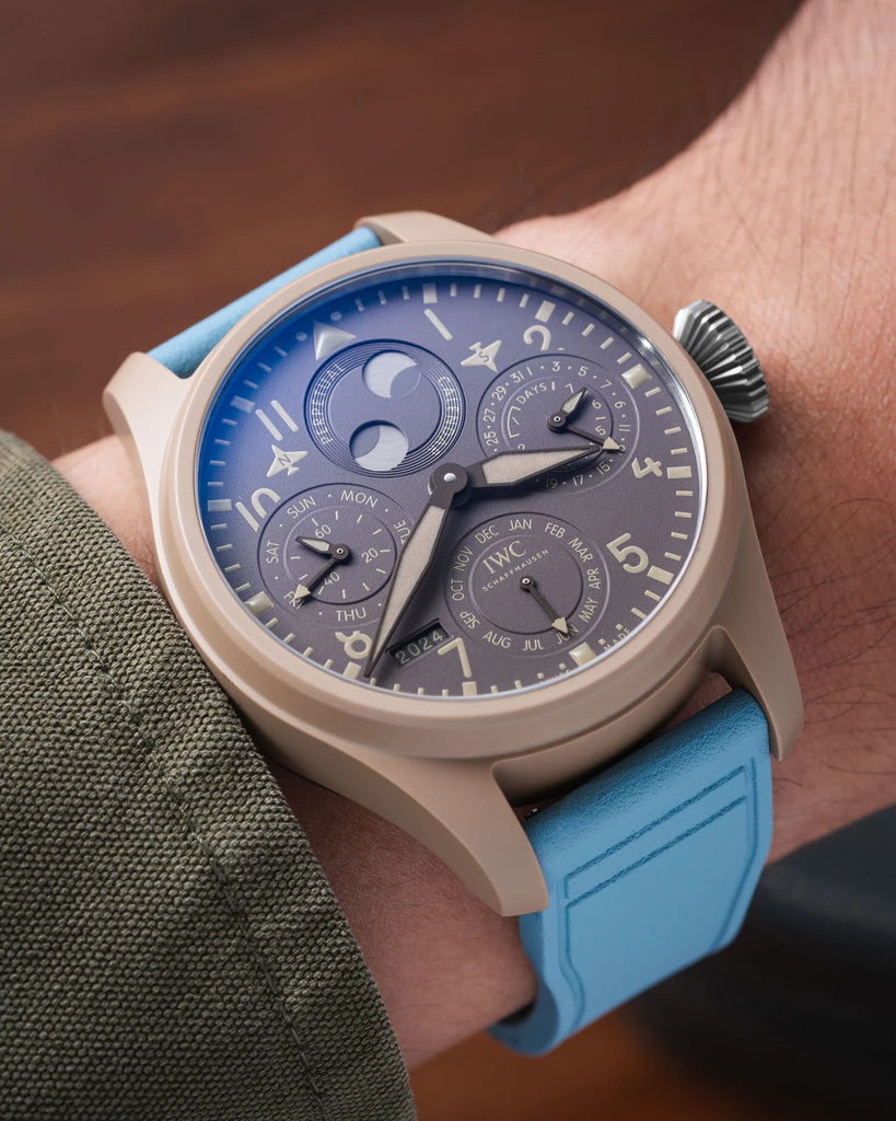 Baby Blue Pilot Rubber CTS Strap – Swiss Emporium