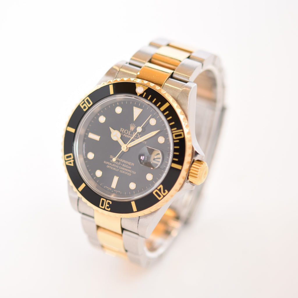Pre-Ceramic Submariner Date, Yellow Gold and Steel (16613LN) - 2004 ...