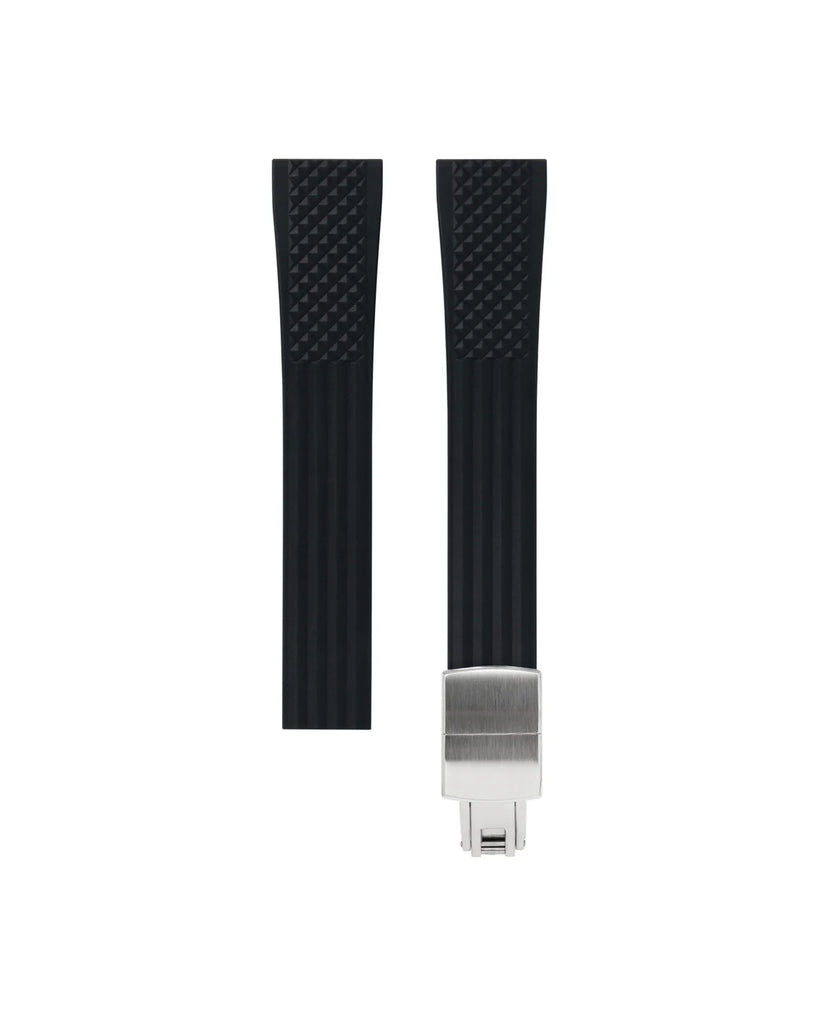 Black Waffle Rubber CTS Strap – Swiss Emporium