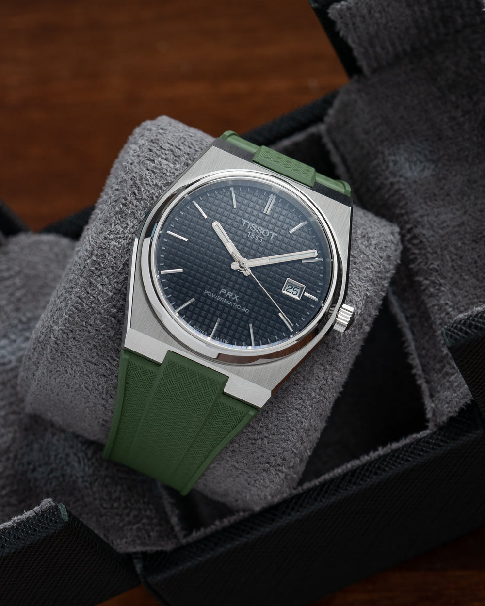 Green Tissot PRX Rubber Strap (LAST ONE) – Swiss Emporium
