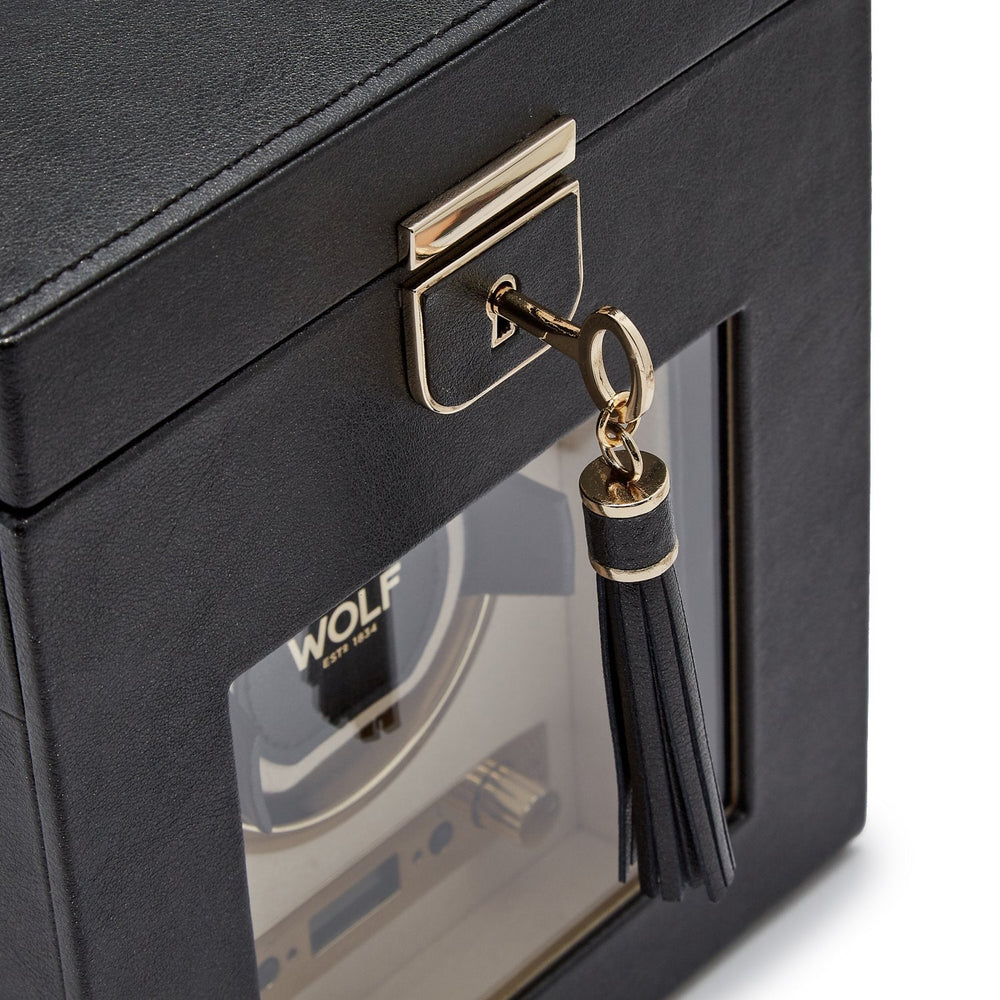 Wolf Palermo Single Watch Winder Black – Swiss Emporium