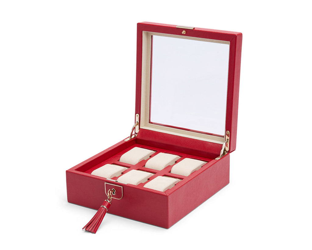 Wolf Palermo 6 Piece Watch Box Pewter – Swiss Emporium