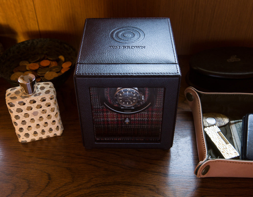 Wolf WM x WOLF Brown Single Watch Winder – Swiss Emporium